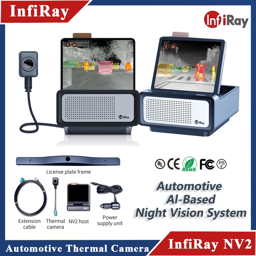 InfiRay NV2 Automotive Thermal Camera Night Vision Car Pedestrian ...