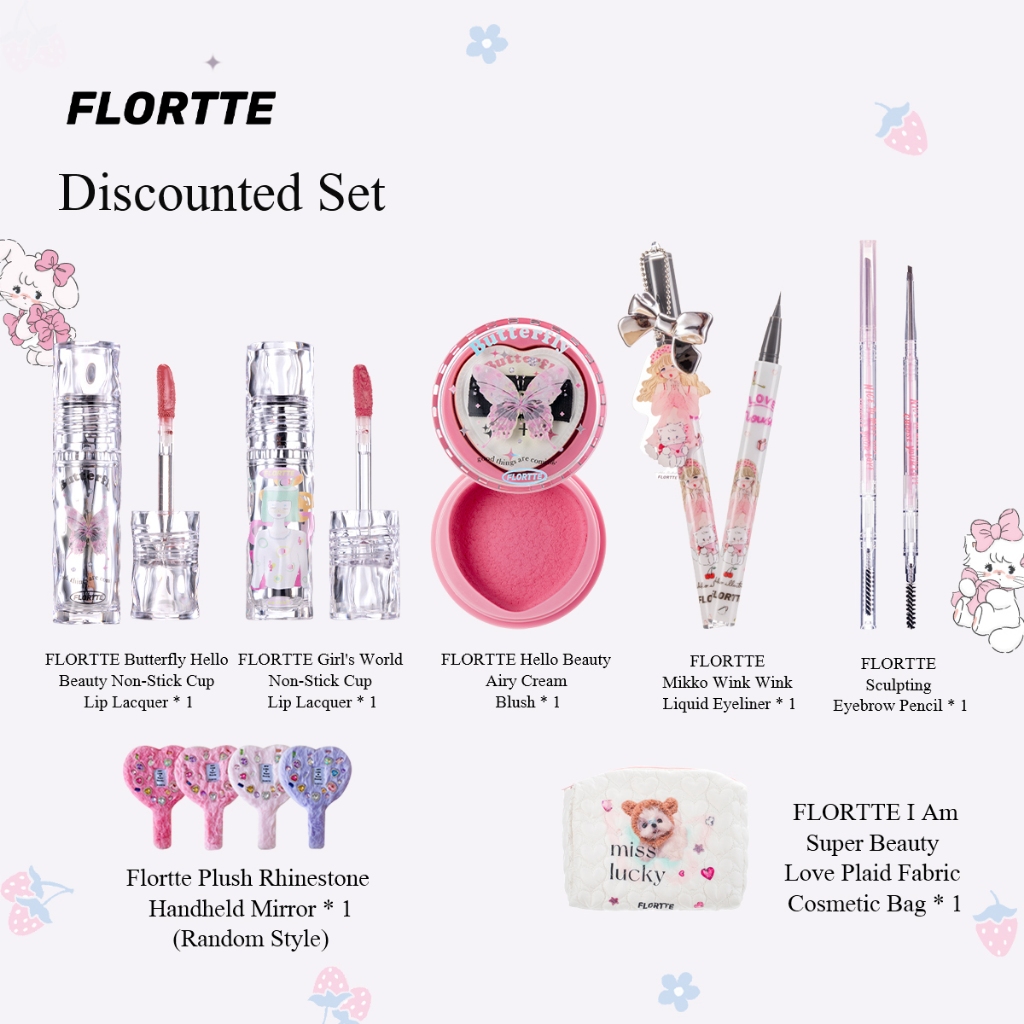 FLORTTE Mini Makeup Gift Set & Beauty Sets | Shopee Philippines