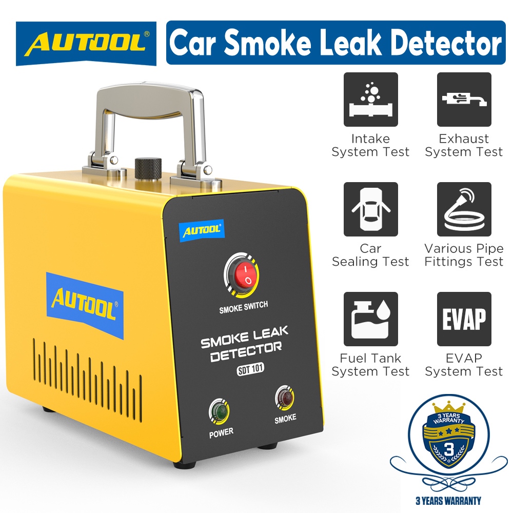 AUTOOL Car Smoke Leak Detector SDT101 SDT60 SDT50 Smoke Machine EVAP ...