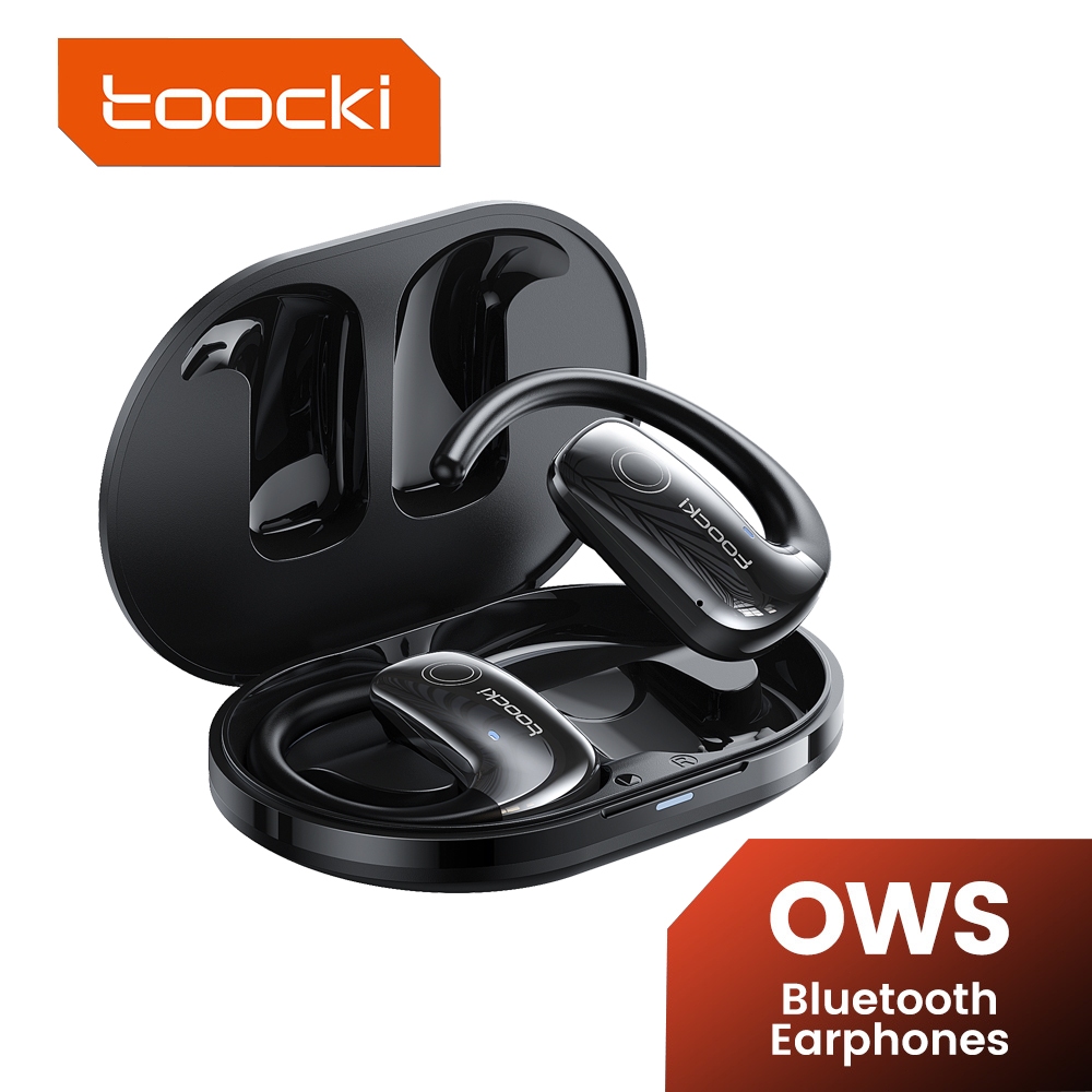 Toocki OWS 5.3 Wireless Earbuds Bluetooth Sport Headphones With Mic Ear Buds Low Latency Active ...