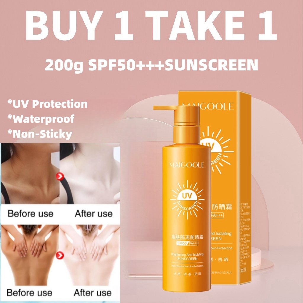 SPF 50 PA+++Sunscreen for face and body whitening Solar sun block for ...