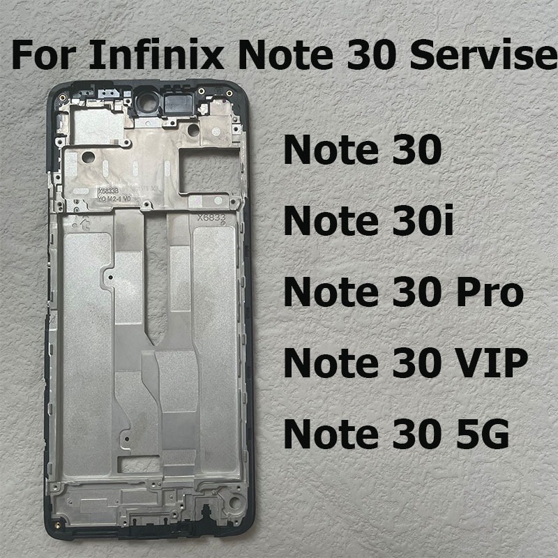 New For Infinix Note 30 4G Middle Frame Front Bezel Cover Metal Chassis ...