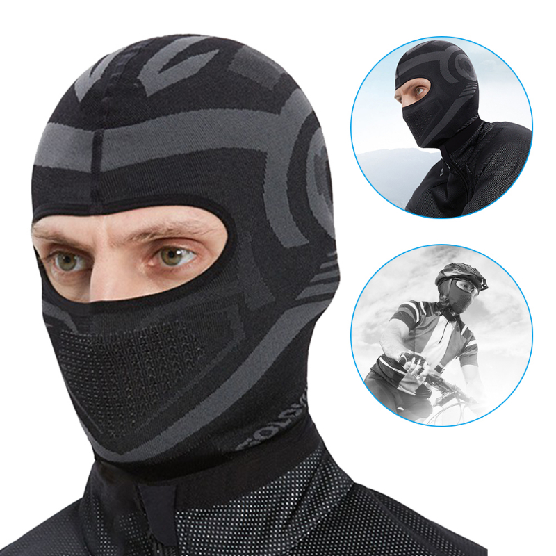 Full Face Mask Windproof headgear Breathable Helmet lining Mask Cycling ...
