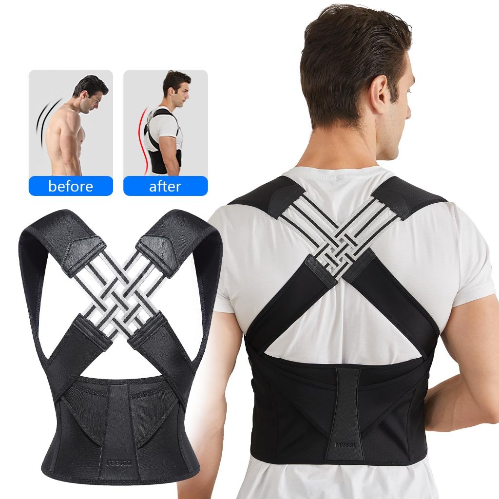 Back Brace Posture Corrector for Women Men Shoulder Straightener ...