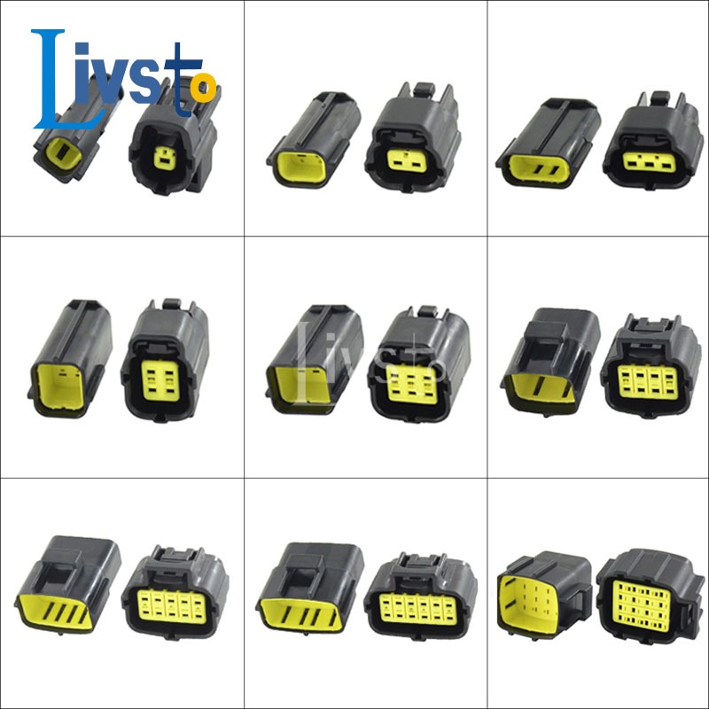 1 set1/2/3/4/6/8/10/12/16 Pin Denso 1.8mm Waterproof Wire Connector ...