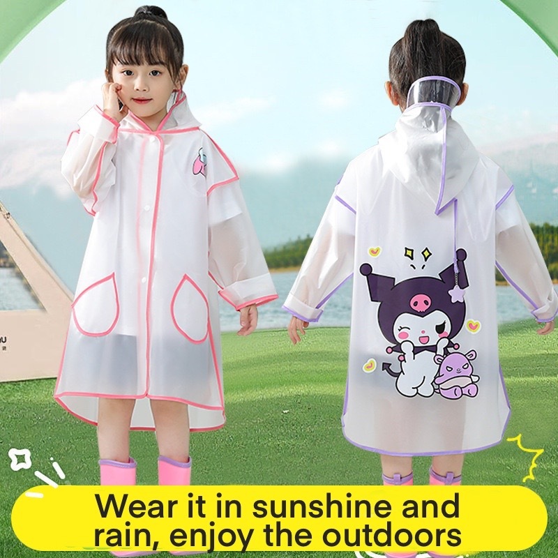 Children Raincoat Cute Transparent Lovely Design High Quality ...