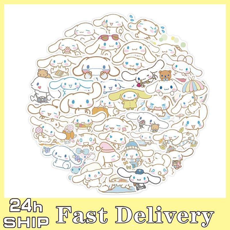 50pcs Cinnamoroll Sticker Pack Cute Cartoon WaterProof Removable ...