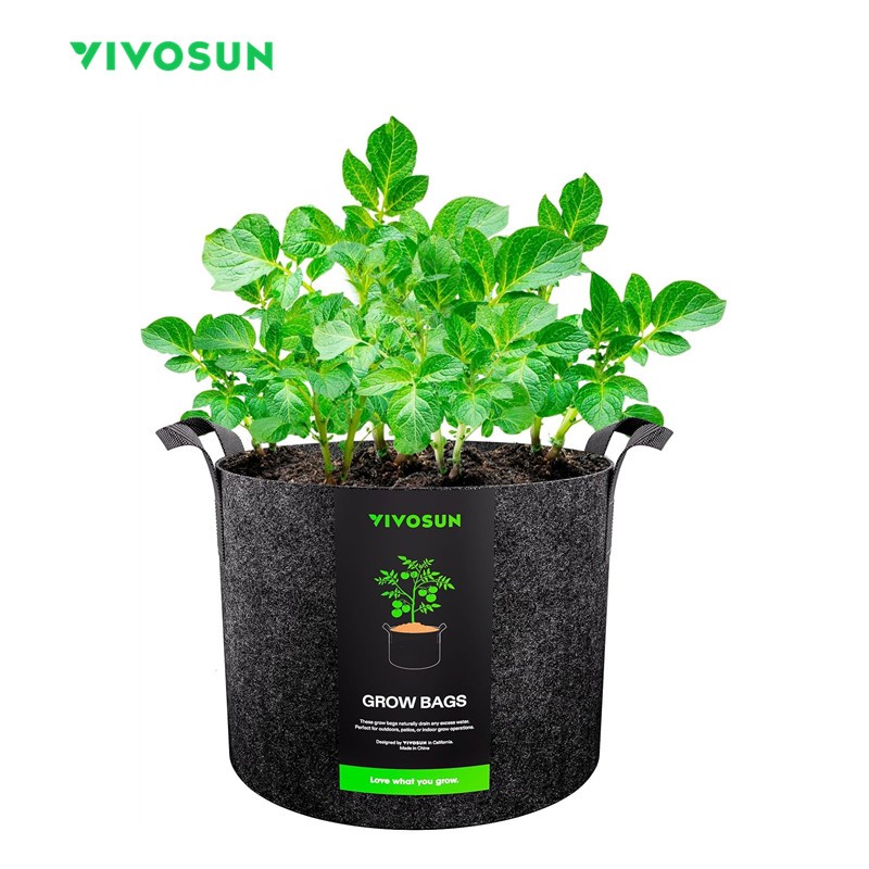 VIVOSUN 50 Gallon Fabric Pot black 1pack Black | Shopee Philippines