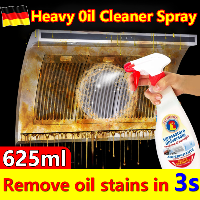 Kitchen Cleaner Spray 625ml Oil Stain Cleaner Spray Cleaner All Around ...