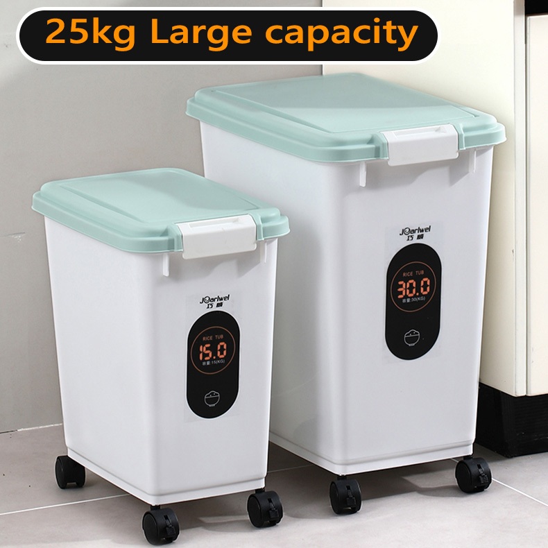 Cereal/Rice Dispenser 25kilos Airtight Food Storage Container 25kg ...