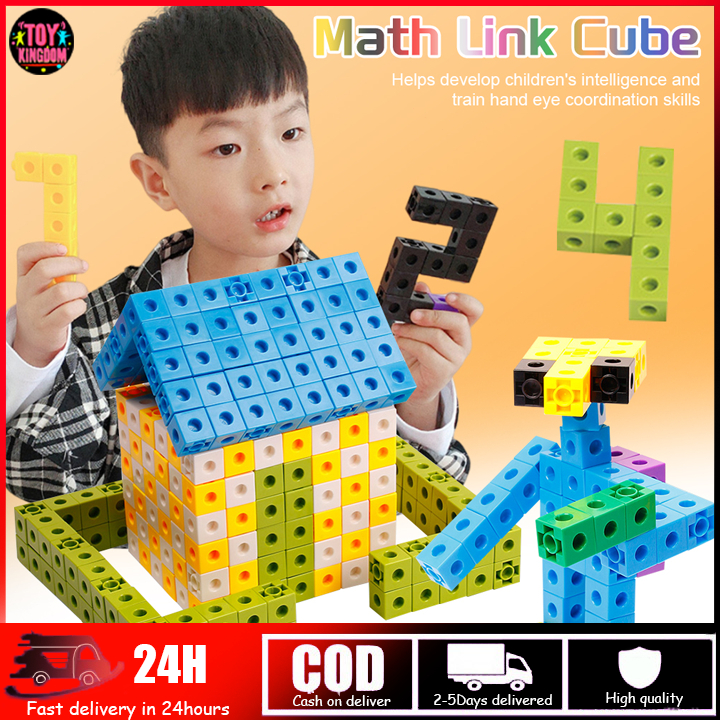 100Pcs 2cm Math Linking Cubes Blocks Early Childhood Education Cube ...