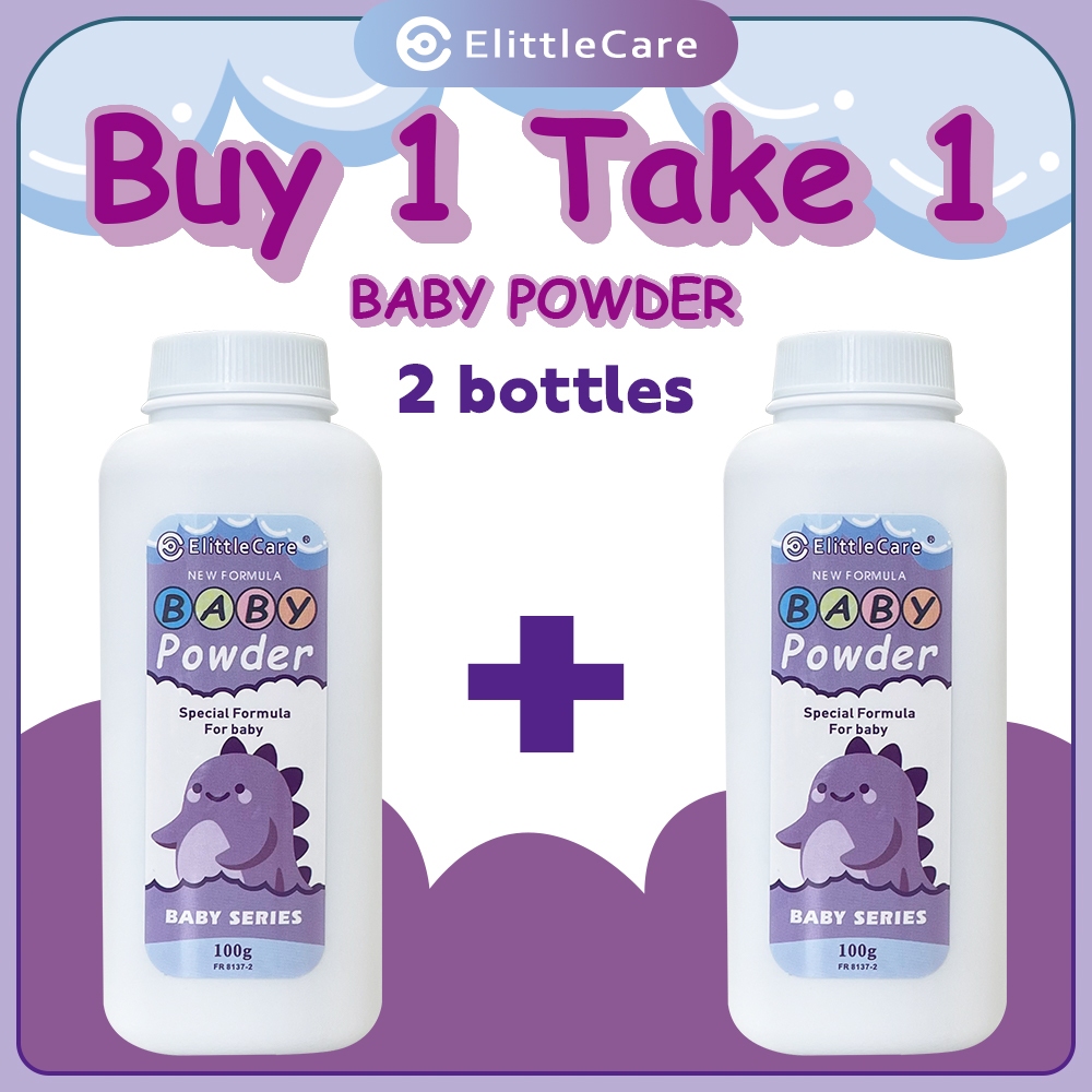 [ElittleCare] [Buy 1 Take 1] Prickly Heat Powder 100g Toner Powder for ...