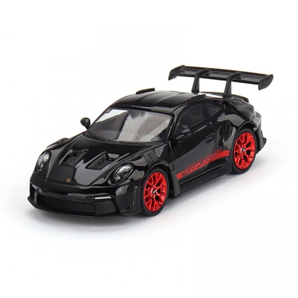Mini GT MGT00681 681 1/64 PORSCHE 911 992 GT3 RS BLACK WITH PYRO RED LHD RHD DIECAST SCALE MODEL ...