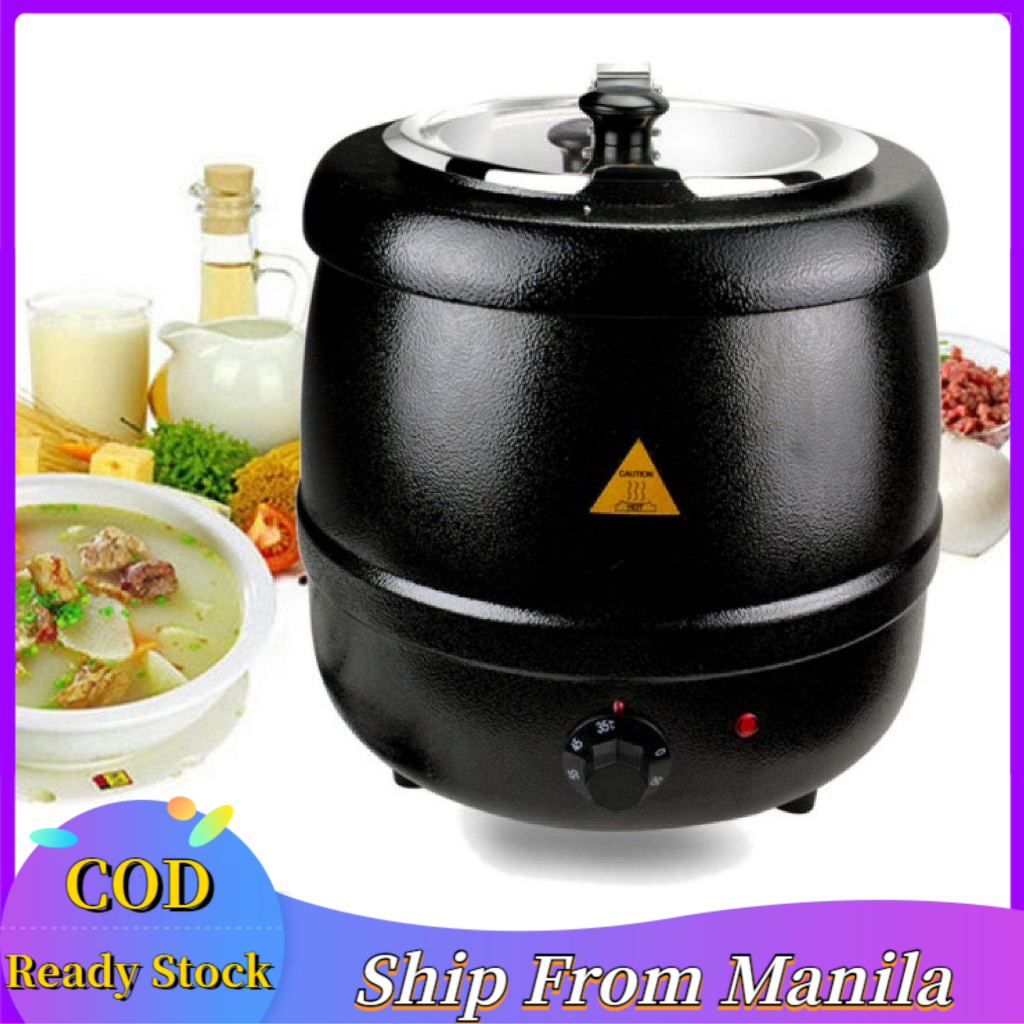 10 Liter Commercial domestic Electric Soup Warmer Porridge Warmer with ...