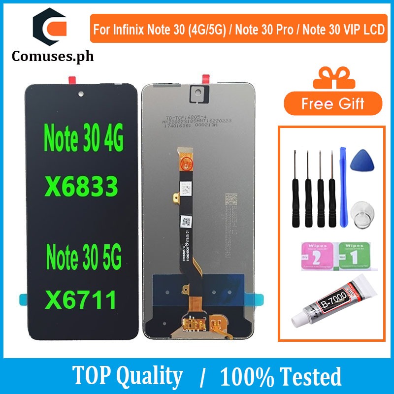 COMUSES LCD For infinix Note 30 (4G/5G) / Note 30 Pro / Note 30 VIP LCD ...
