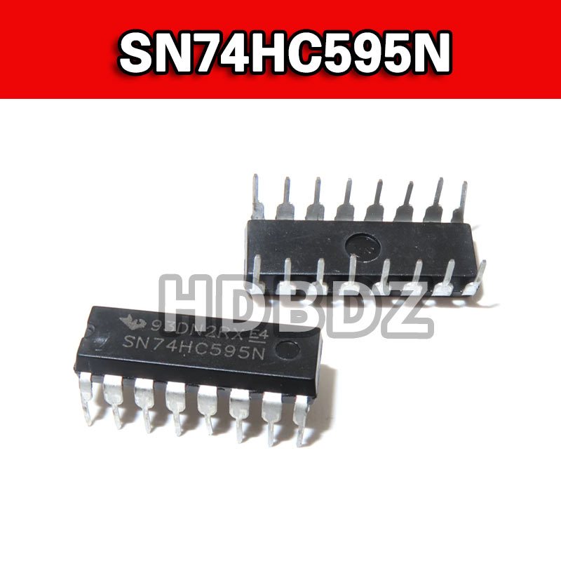 20pcs SN74HC595N 74HC595 DIP-16 8bit Serial Input/Parallel Output Memory Chip IC | Shopee ...