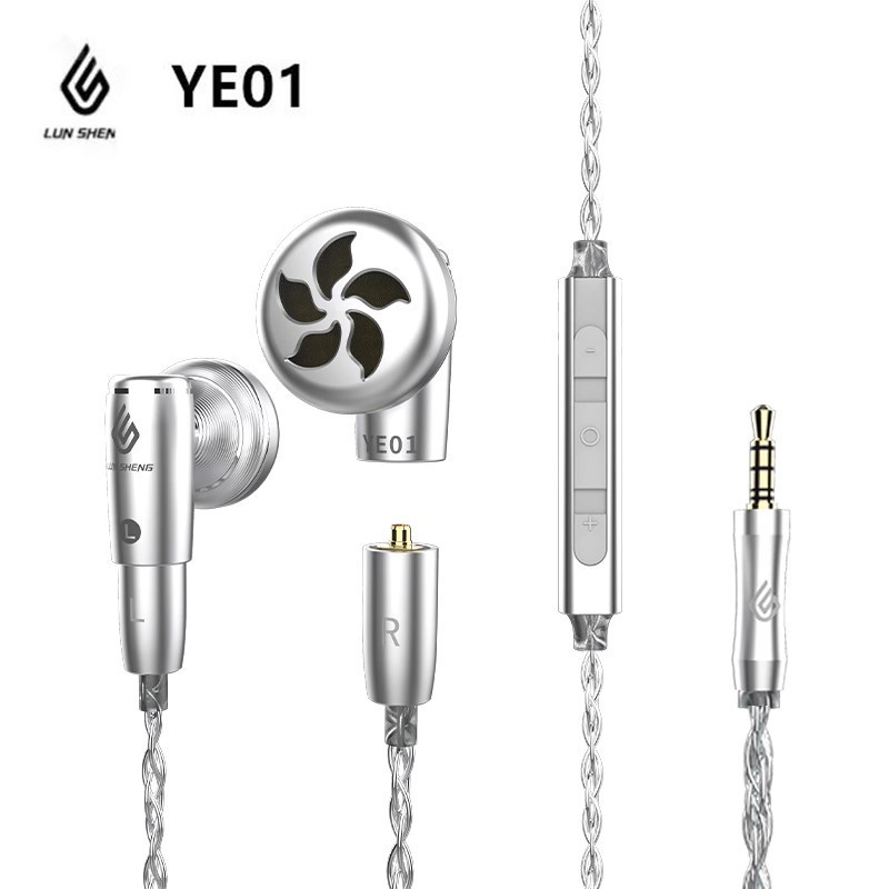 LUN SHENG New YE01 Flat Headphone Dynamic LCP HD Diaphragm MMCX ...