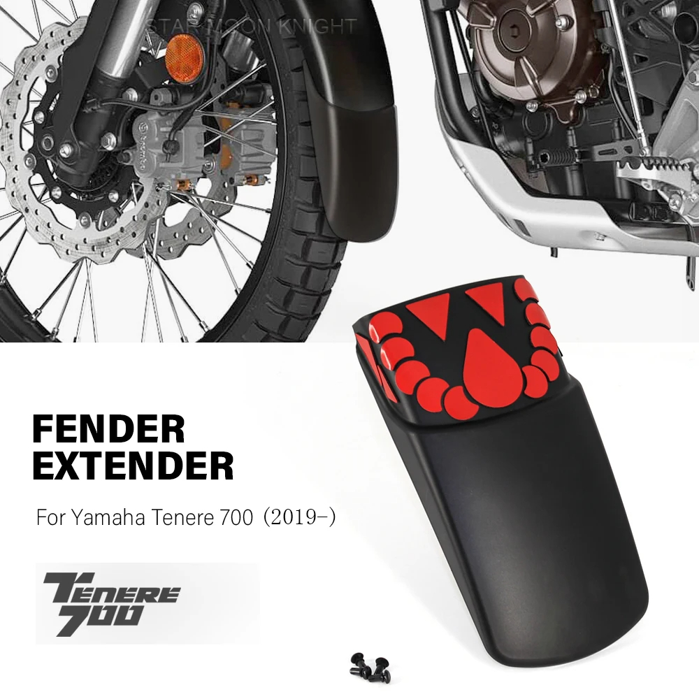 Front Fender Mudguard Extender For Yamaha XTZ700 Tenere700 Tenere 700 ...