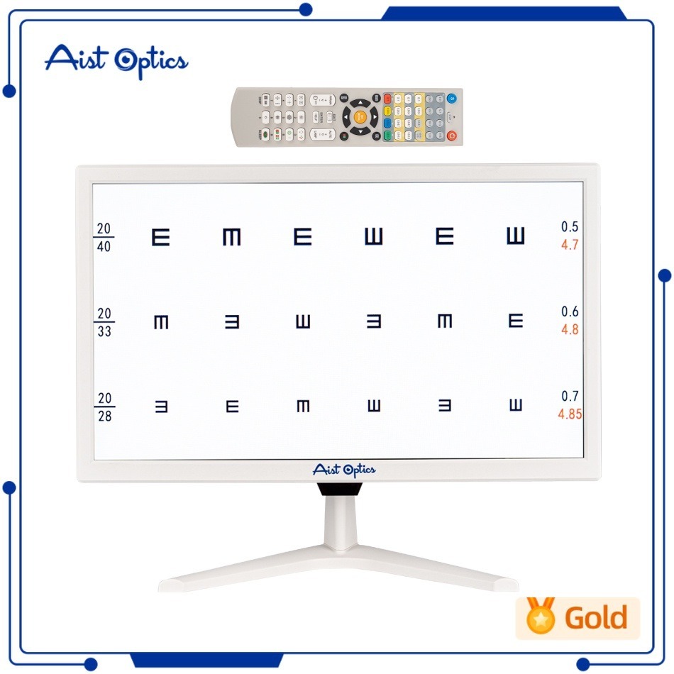 19 Inch Screen Ophthalmic LCD Visual Acuity Vision Chart Optical ...