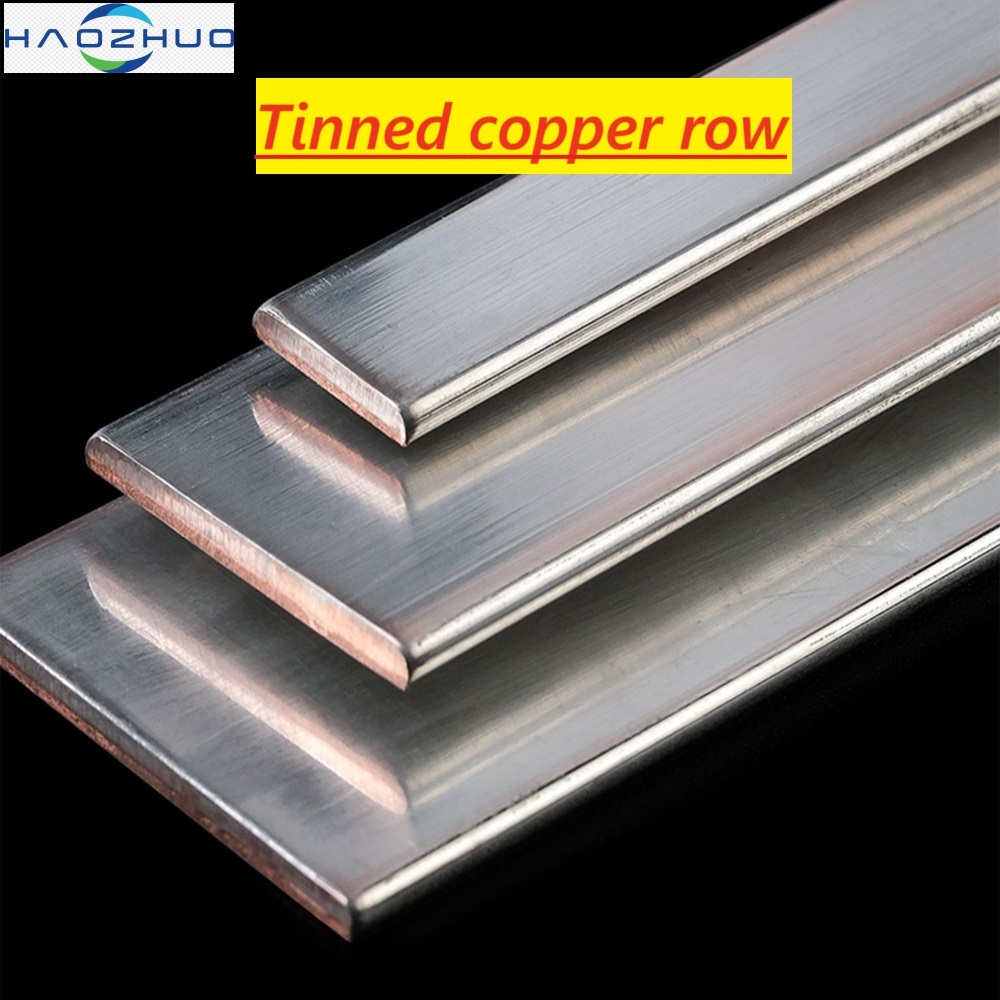 T2 Copper Row Tinned Busbar Grounding Copper Rod Flat Strip Galvanized ...