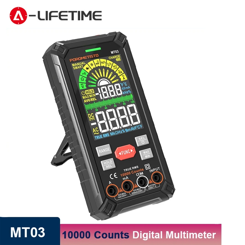 MT03 Smart Rechargeable Multimeter 10000 Count Ture RMS 1000V 10A ...