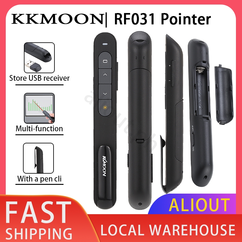 ⚡️24 na oras na paghahatid⚡️KKmoon 2.4GHz Wireless PowerPoint Clicker ...