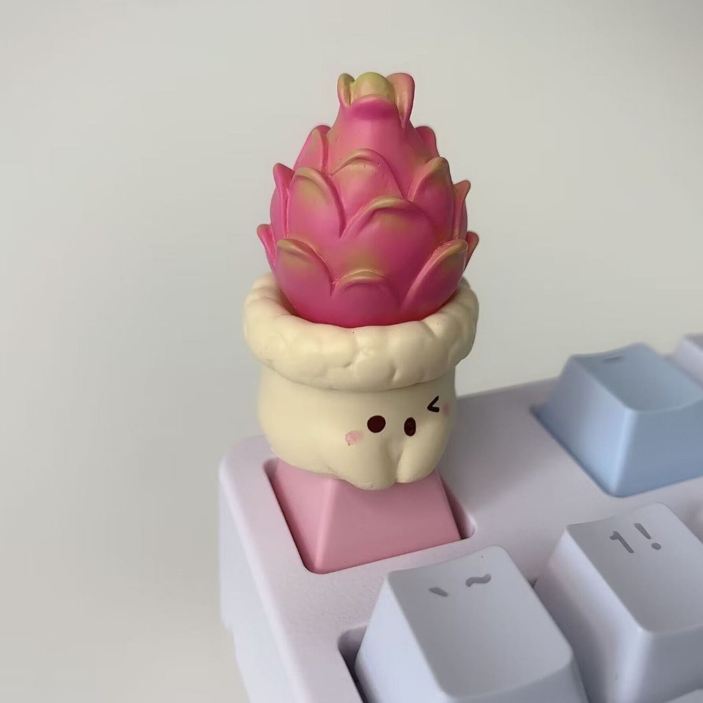 Personalized Keycap Single Dragon Fruit Cactus Cute Mechanical Keyboard ...