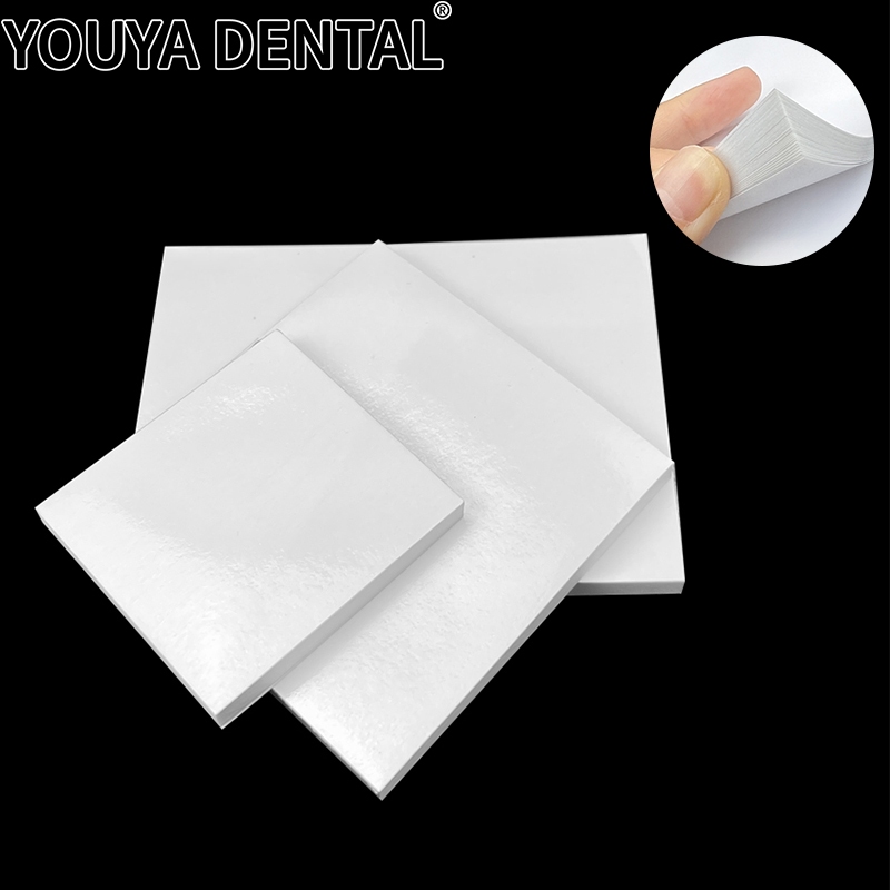 50 Sheets Dental Mixing Pad Thickening White Cementing Paper Laboratory ...