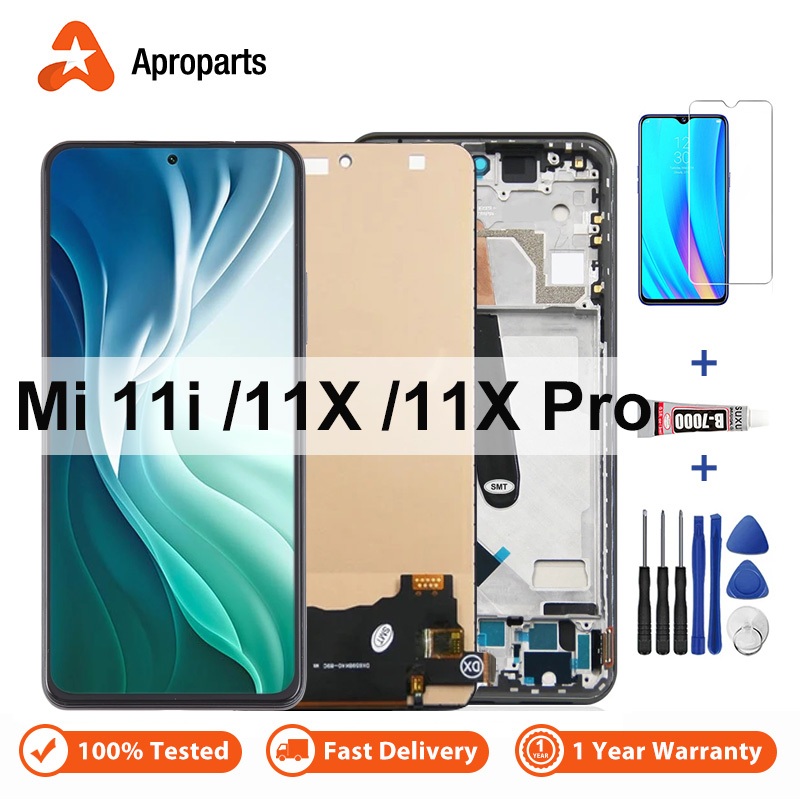100% Tested LCD For Xiaomi Mi 11i 11X Pro M2012K11G Display Touch ...