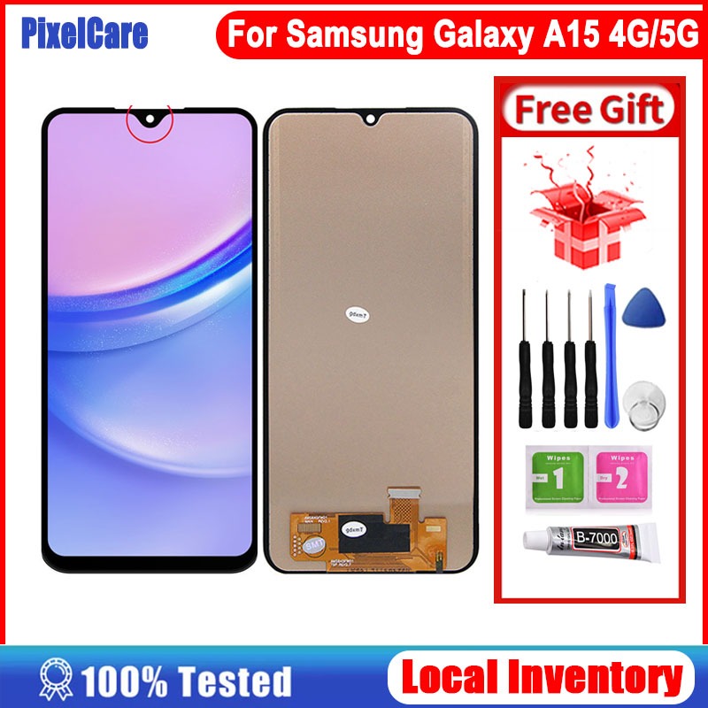 Pixelcare LCD With Frame For Samsung Galaxy A15 4G/5G /Galaxy A16 4G ...