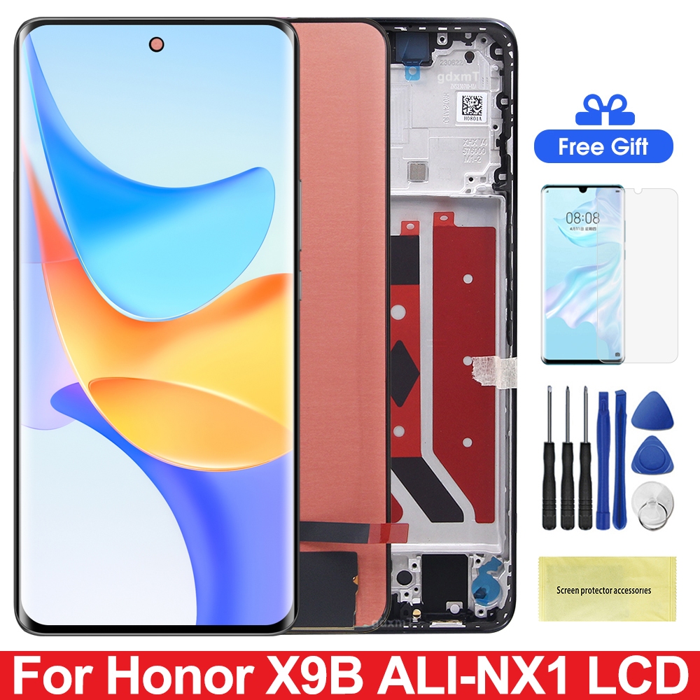 For Honor X9b LCD ALI-NX1 Display Touch Screen With Frame Honor X50 ALI ...
