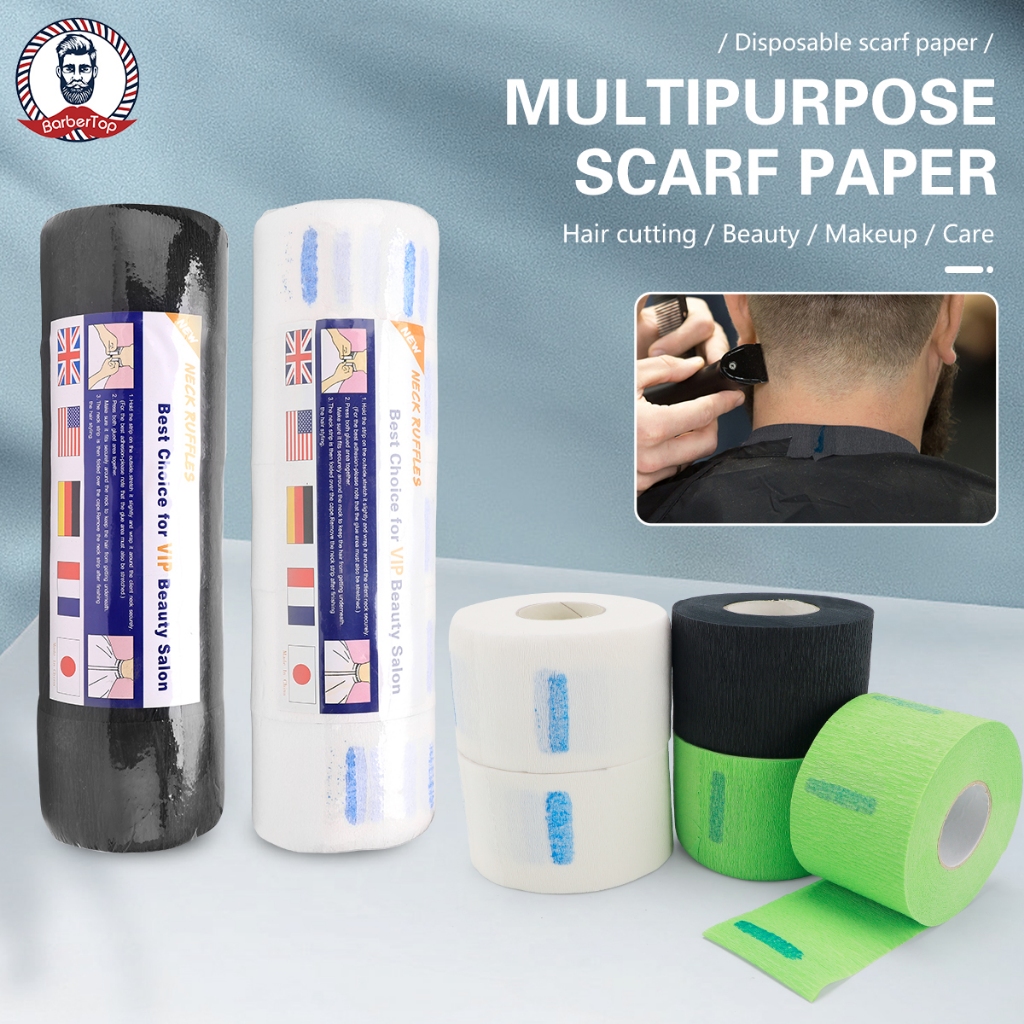 Spot #Hair cutting scarf paper barber shop hairdressing supplies ...