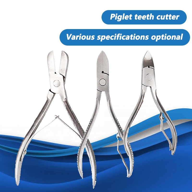 Stainless steel pig tooth nipper Piglet teeth cutter silver for pig ...