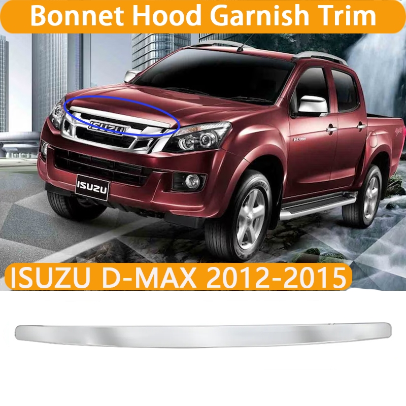 DMAX Hood Moulding MUX Auto Front Bumper Grille Chrome for isuzu DMAX ...
