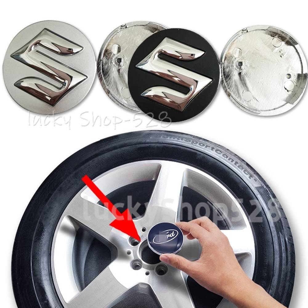 4pcs 56MM Car Wheel Center Cap Hubcap Tire Rim Cap Dust Cap Stickers ...