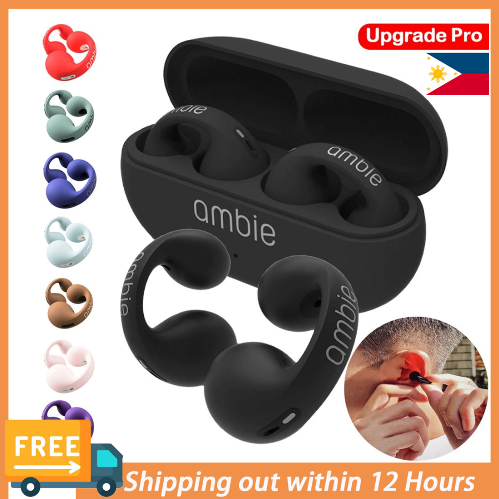 (Local seller) Ambie Sound Earcuffs Wireless Earphones Bluetooth 5.3 ...
