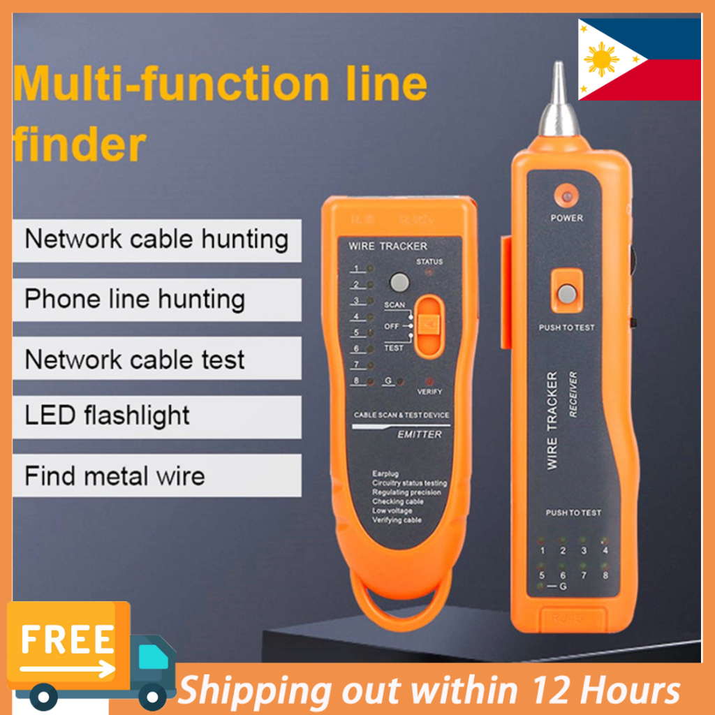 (Local seller) RJ45 LAN Network Cable Tracker RJ11 RJ45 Cat5 Cat6 ...
