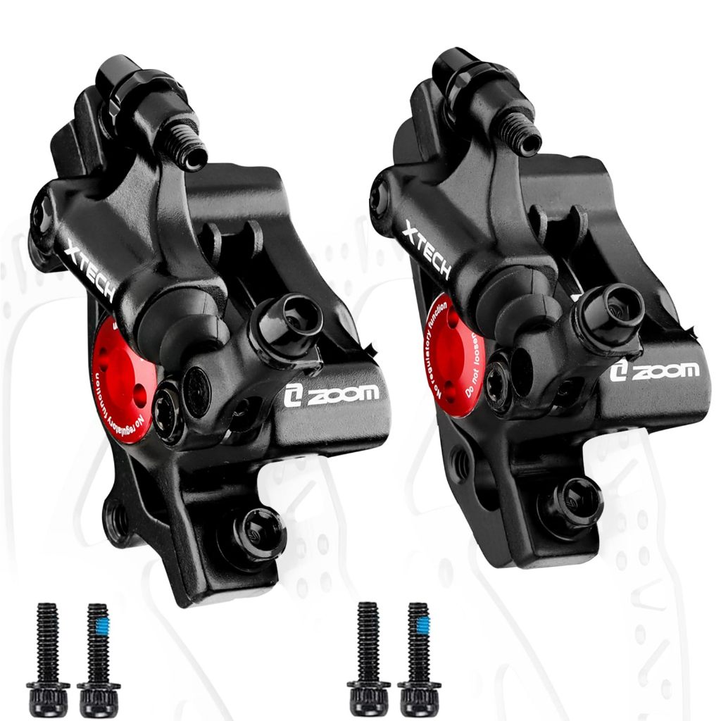 Zoom Hydraulic Disc Brake Calipers: HB-100 MTB Bike Disc Brakes Front ...