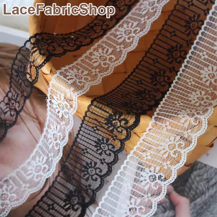 Lace Narrow Trim Fabric 3 Yards Width 4 cm | Shopee Philippines