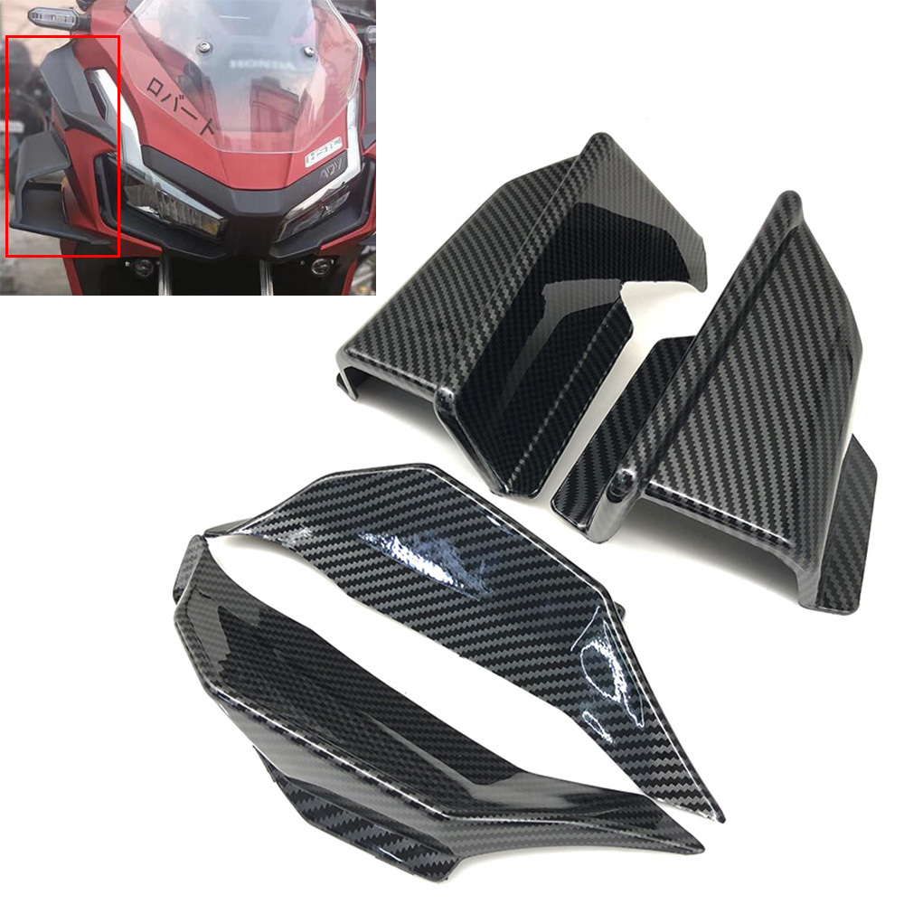 Motorcycle Accessories Carbon Fibre Aerodynamic Winglets Decorative ...