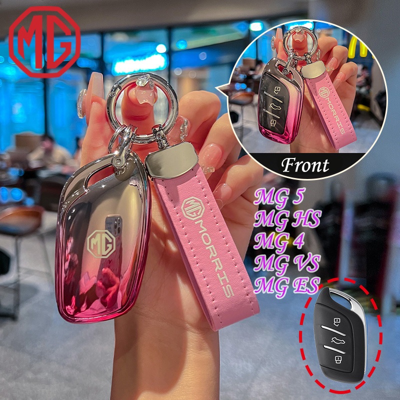 MG latest gradient color MG car key case for MG4/MG5/MG HS/MG VS/MG ES ...