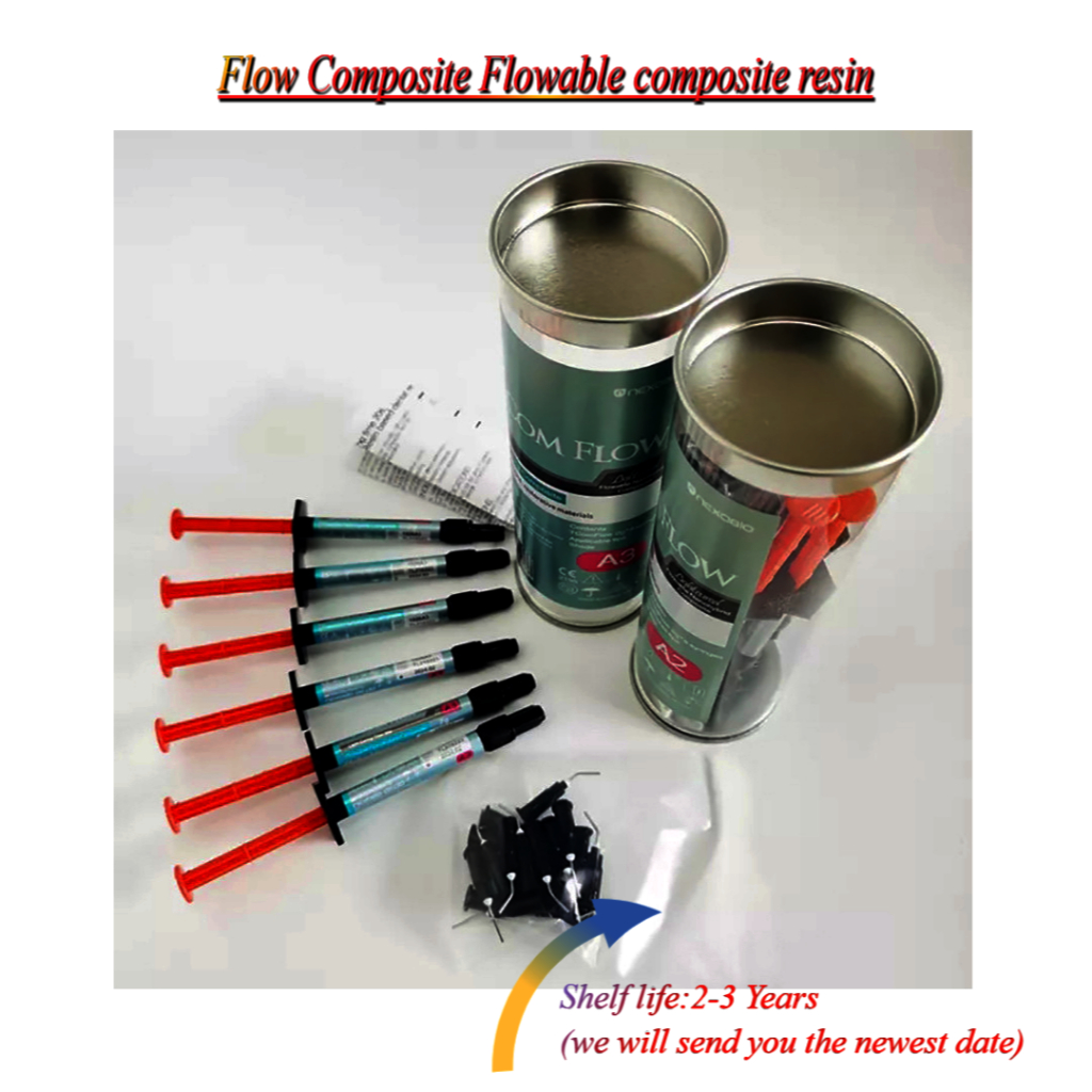 6 P CS Flow Composite Flow able Light Cure Dental Materials Filling ...