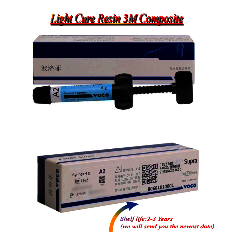 VOCO Dental Composite Light Cure Resin 4g Anterior Posterior Tooth ...