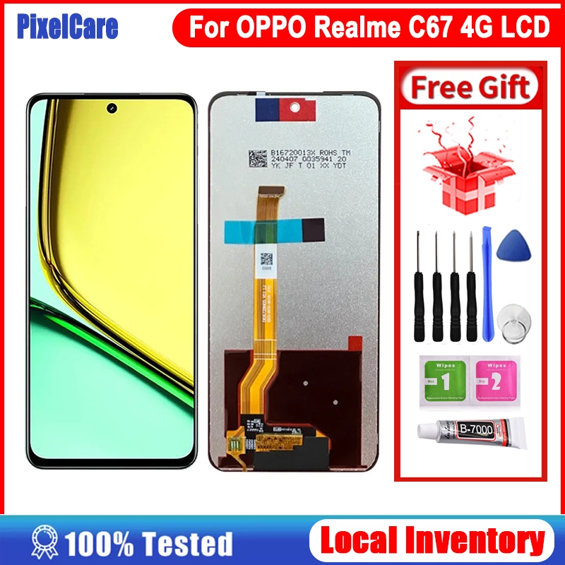 Pixelcare LCD For Realme C67 4G/Realme 12 5G LCD Display Touch Screen ...