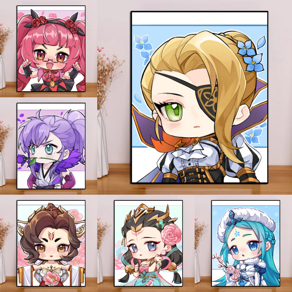 DROFE With Frame Paint by numbers 20x30cm Honor of Kings HOK DIY ...