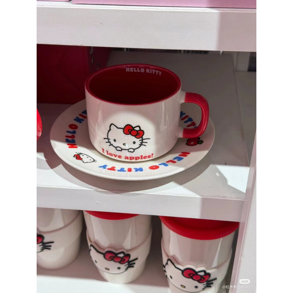 Miniso Hello Kitty ceramic cup 200ML with disc | Shopee Philippines