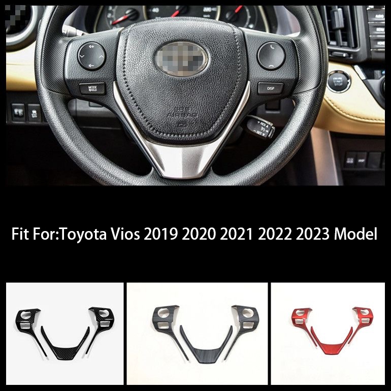 Toyota Vios xle 2024 /Altis/Corolla Auto Wheel Button Decoration Frame ...