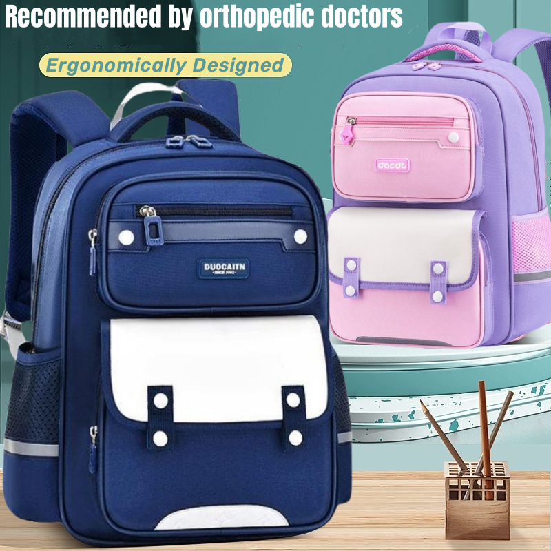 COD Boys and girls elementary school backpack Korean waterproof ...