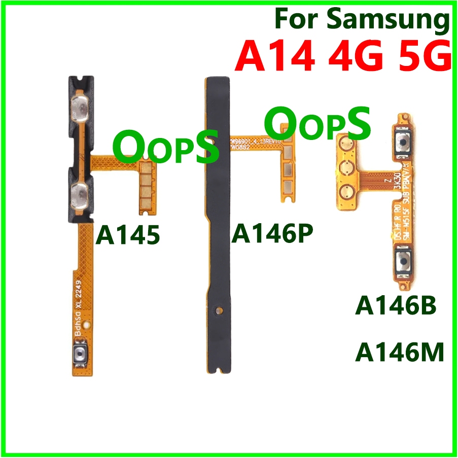 For Samsung Galaxy A14 4G 5G A145 A146P A146B A146M Power Volume On Off ...