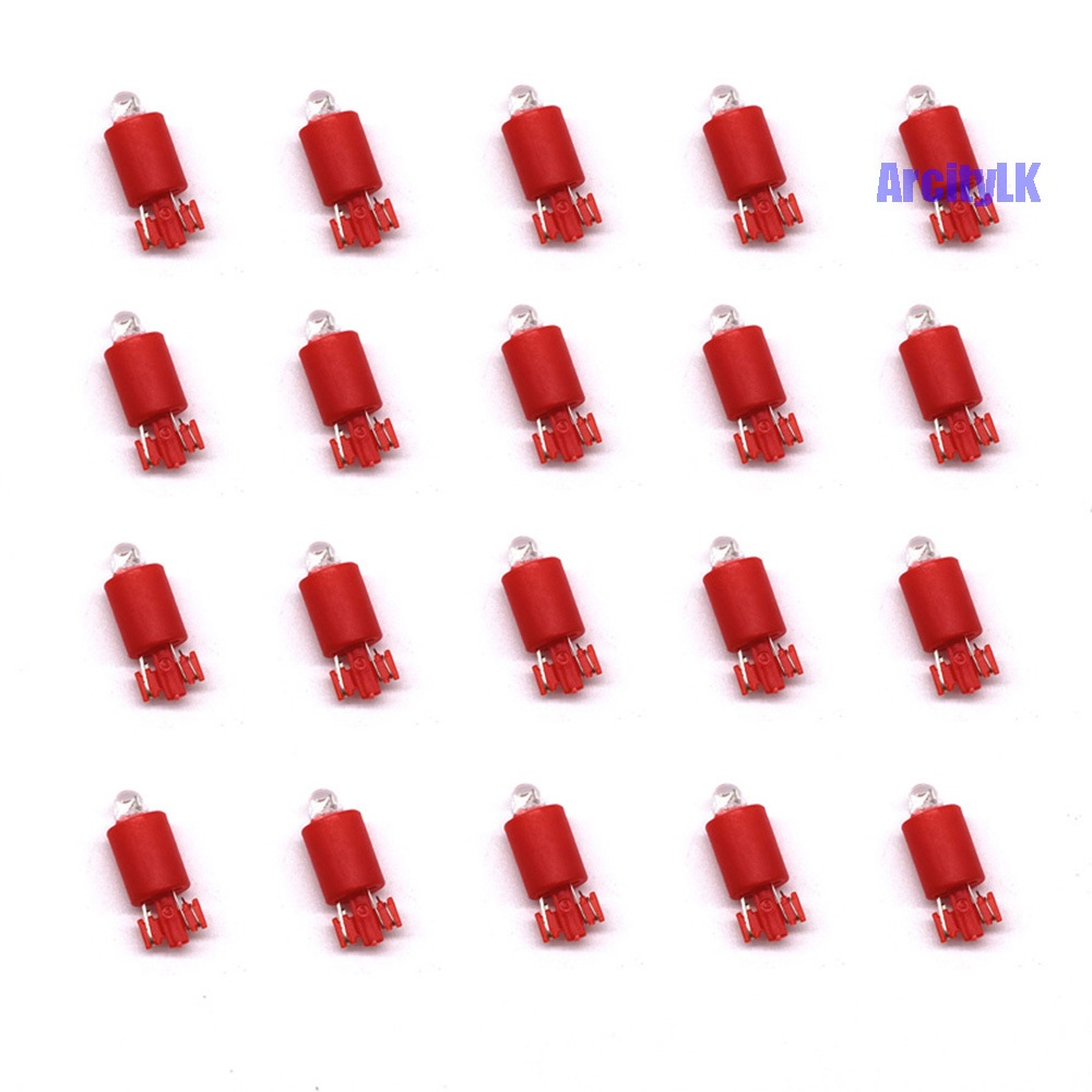 20 Pcs Illuminated Arcade LED Push Buttons Lamp Bulbs Replacement Lit ...